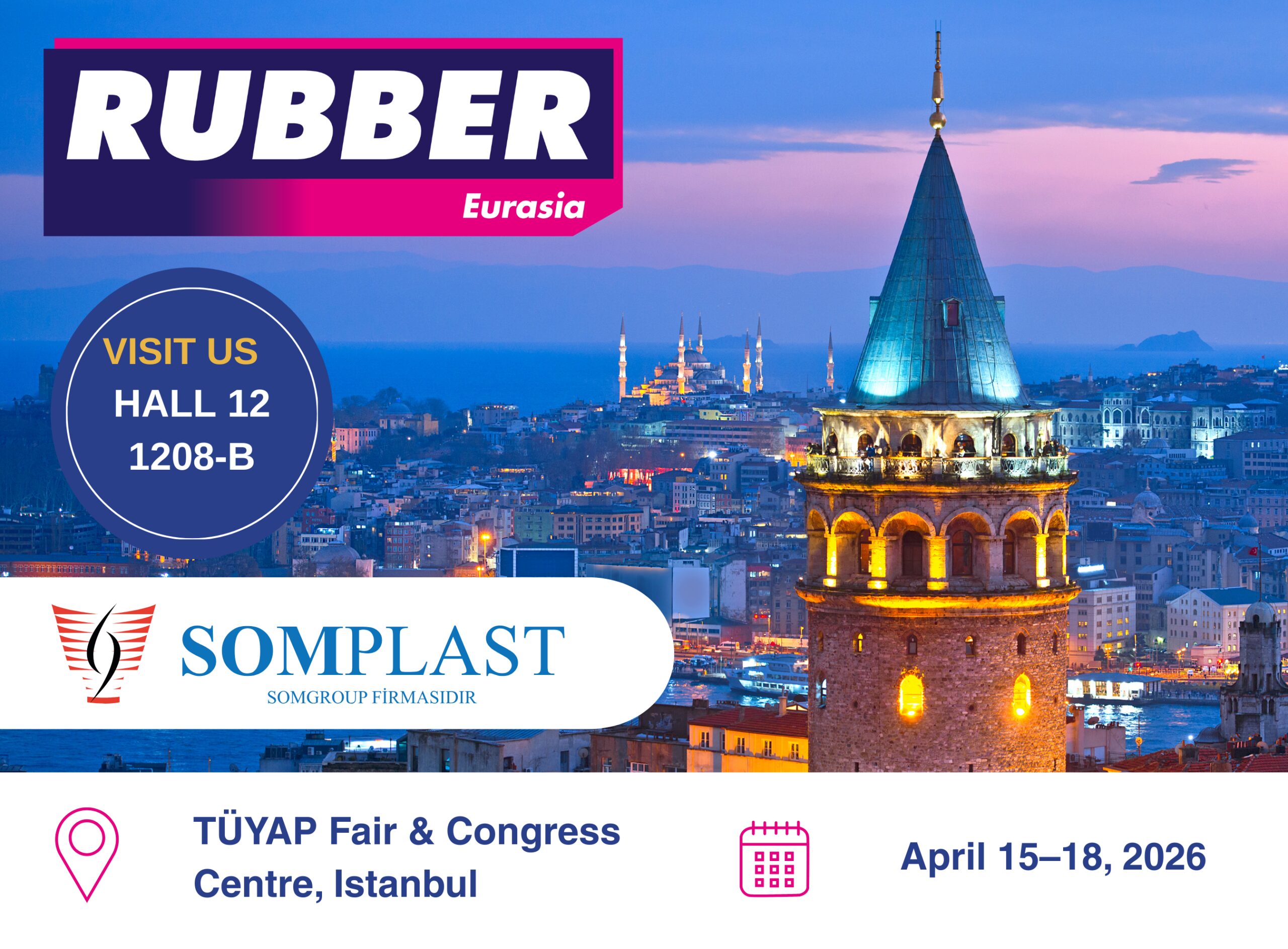 Barwell | Barwell to Exhibit at Rubber Eurasia in Istanbul with Somplast